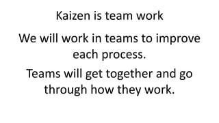 Kaizen presentation for workers | PPTX