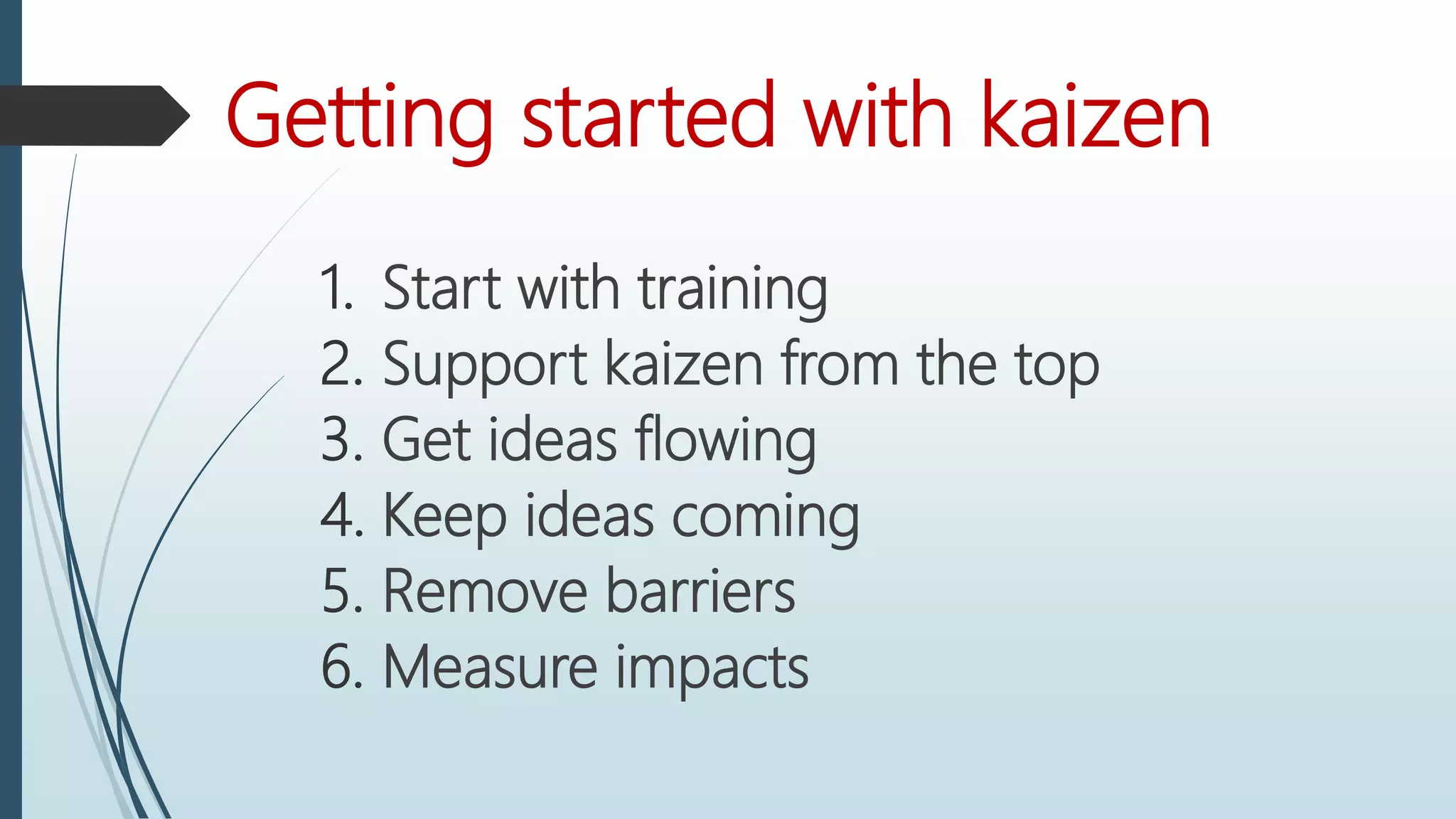Kaizen process | PPTX