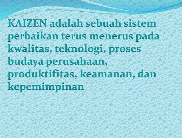 Kaizen seiketsu . gomos warista siregar, stmt trisakti ank 26 | PPTX