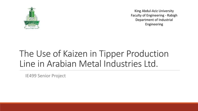 Kaizen (senior project) | PPT