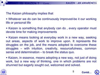 Kaizen study material | PPS