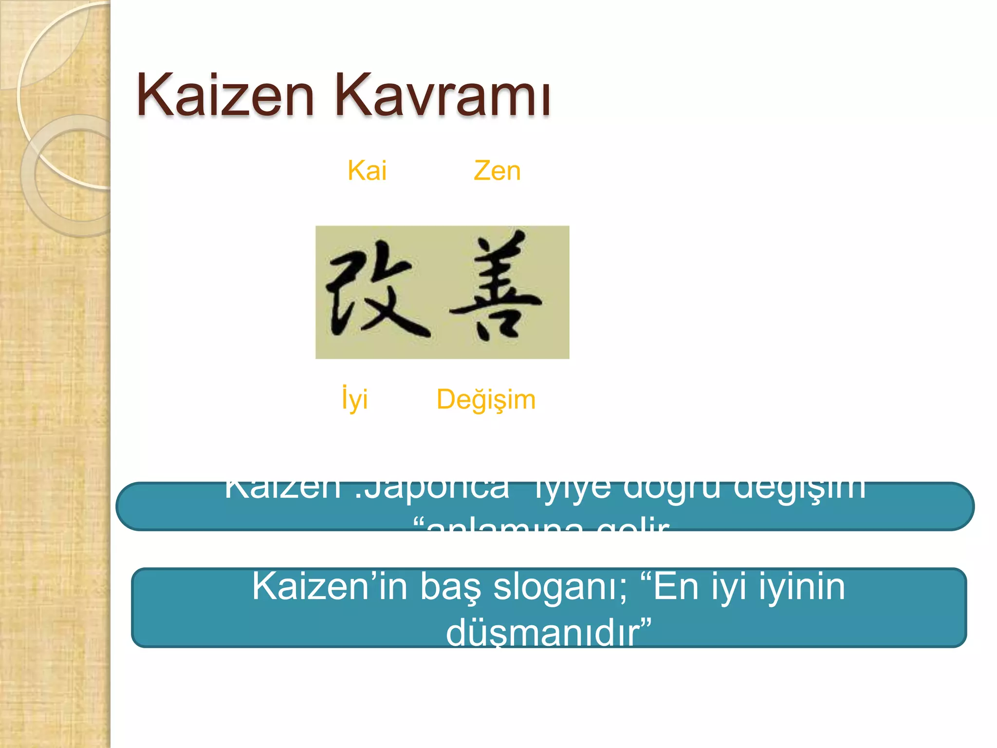Kaizen sunumu | PPTX