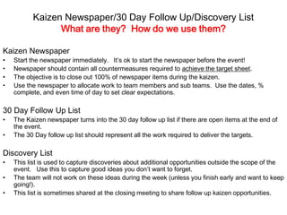 Kaizen team leader guide | PDF