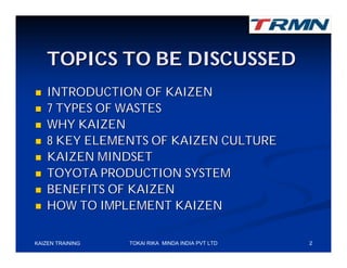 Principles Of Kaizen Methodology Training Ppt - verloop.io