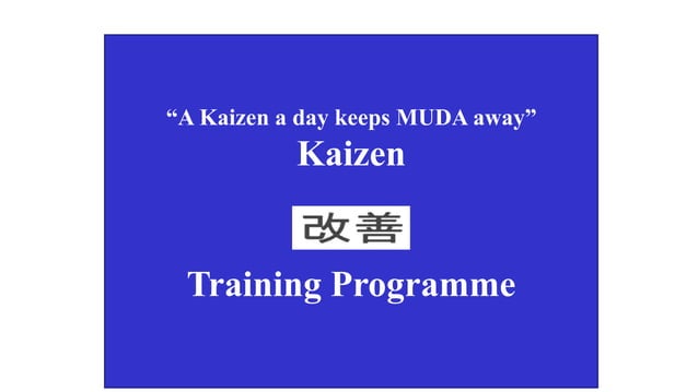 Kaizen Training PPT.ppt
