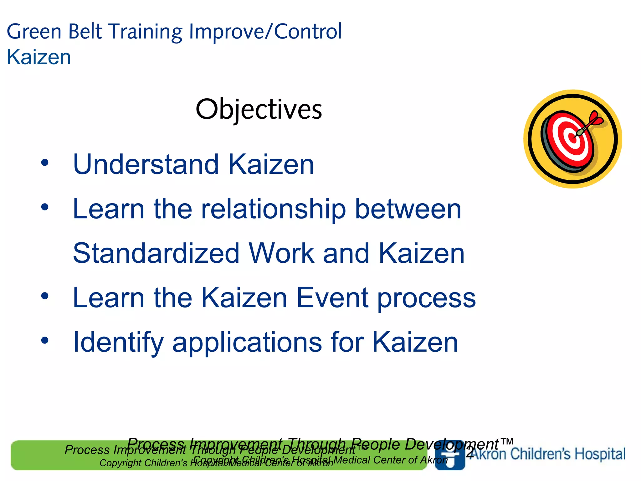 Kaizen Training | PPT | Children\'s Health | Healthy Living