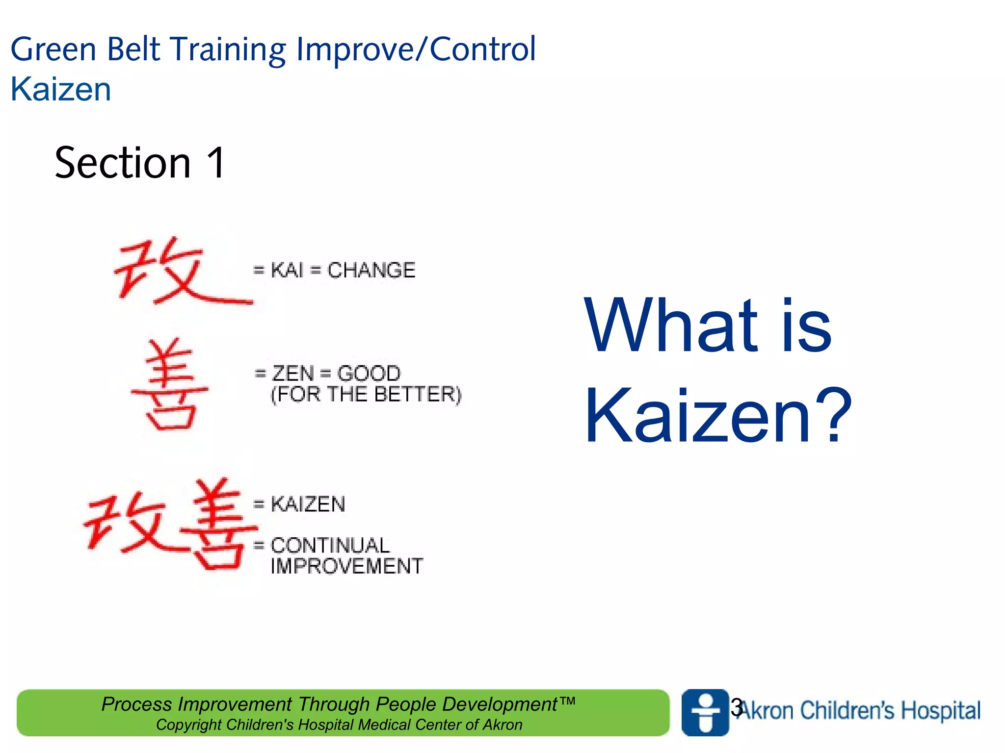 Kaizen Training | PPT