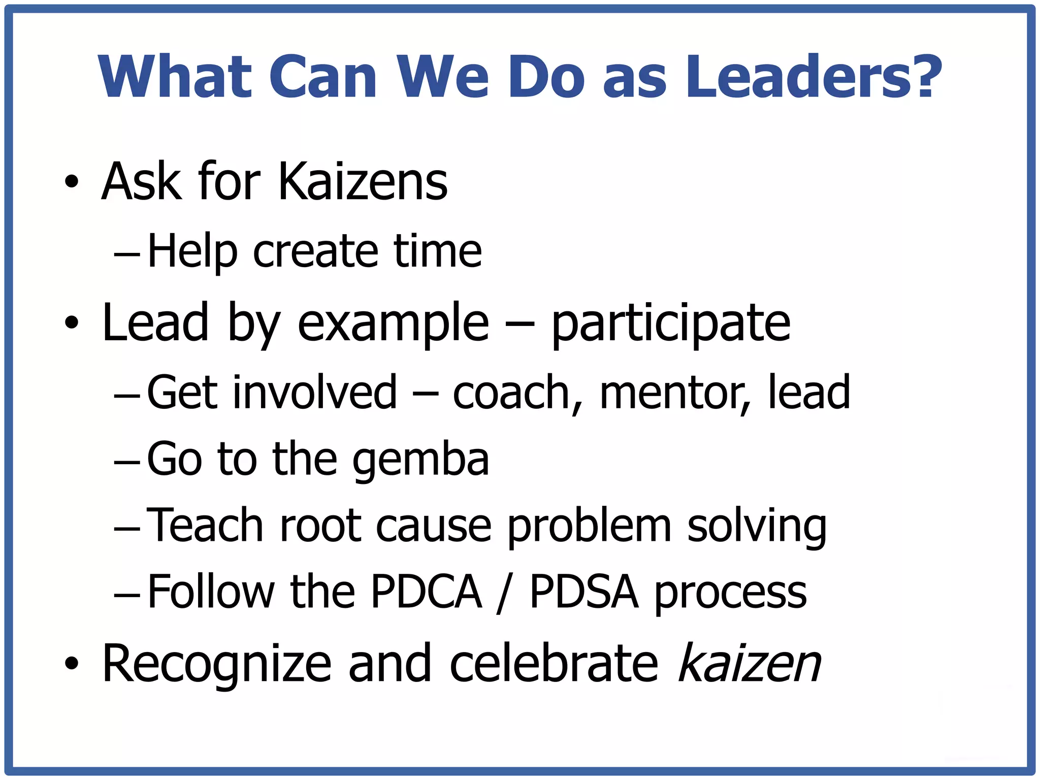 Healthcare Kaizen Webinar Mark Graban Gemba Academy Dec 2011 | PDF