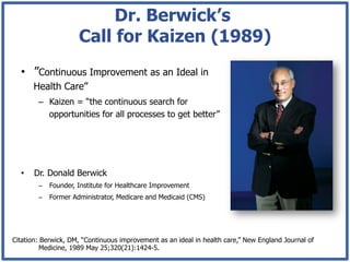 Healthcare Kaizen Webinar Mark Graban Gemba Academy Dec 2011 | PDF