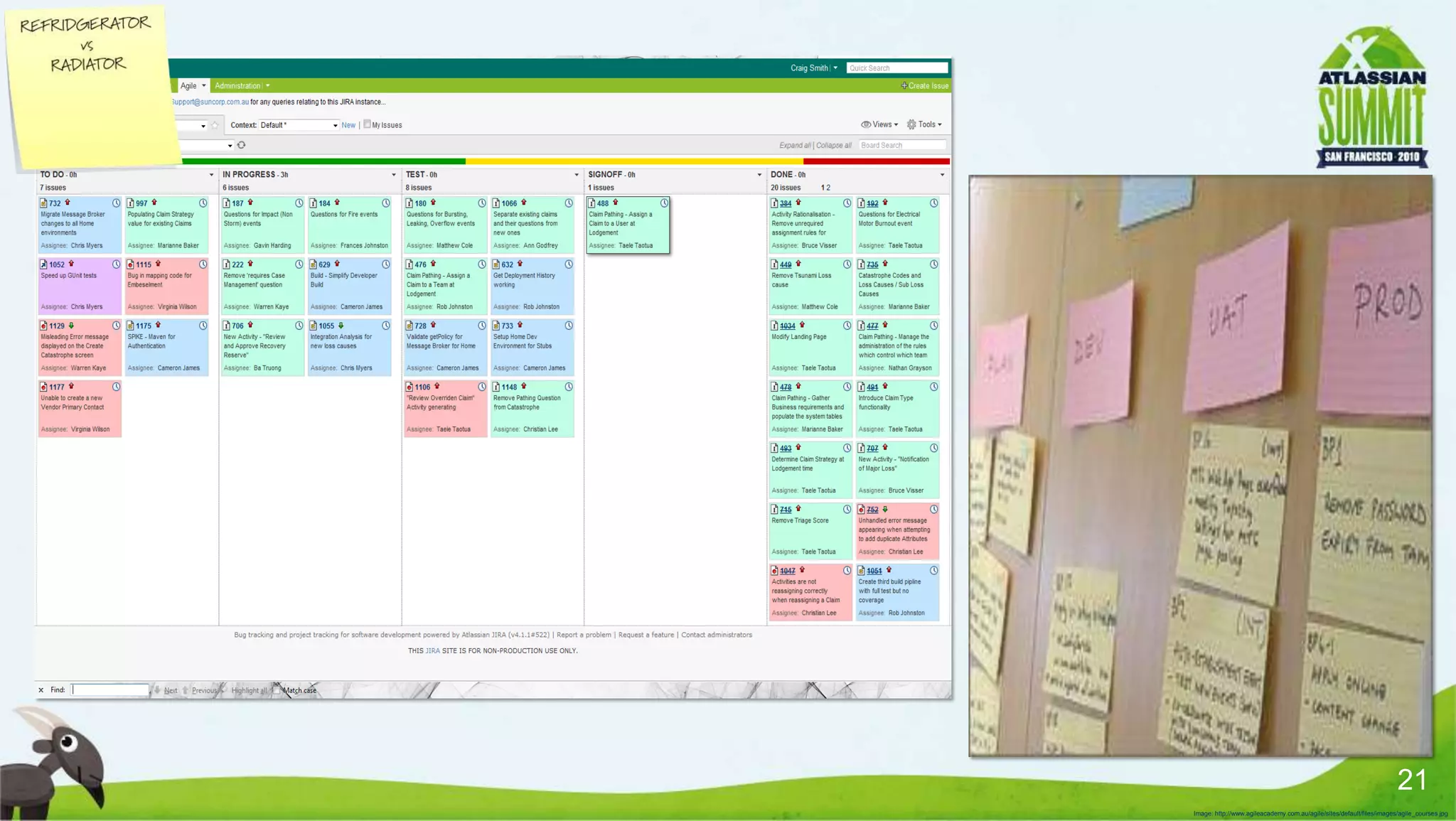 Kaizen With GreenHopper: Visualising Agile & Kanban Storywalls | PPT