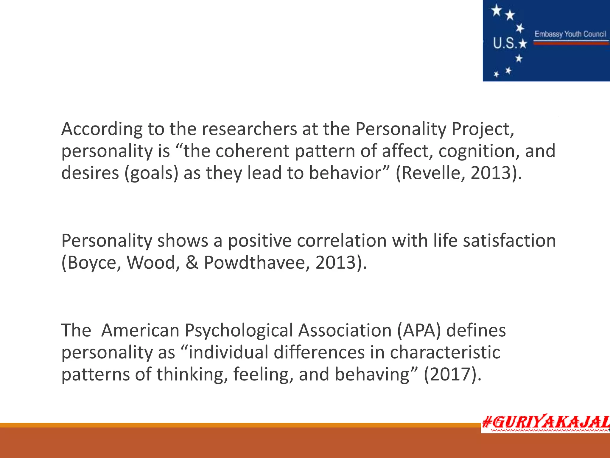 Kajal ppt-personality-devlopment | PPT