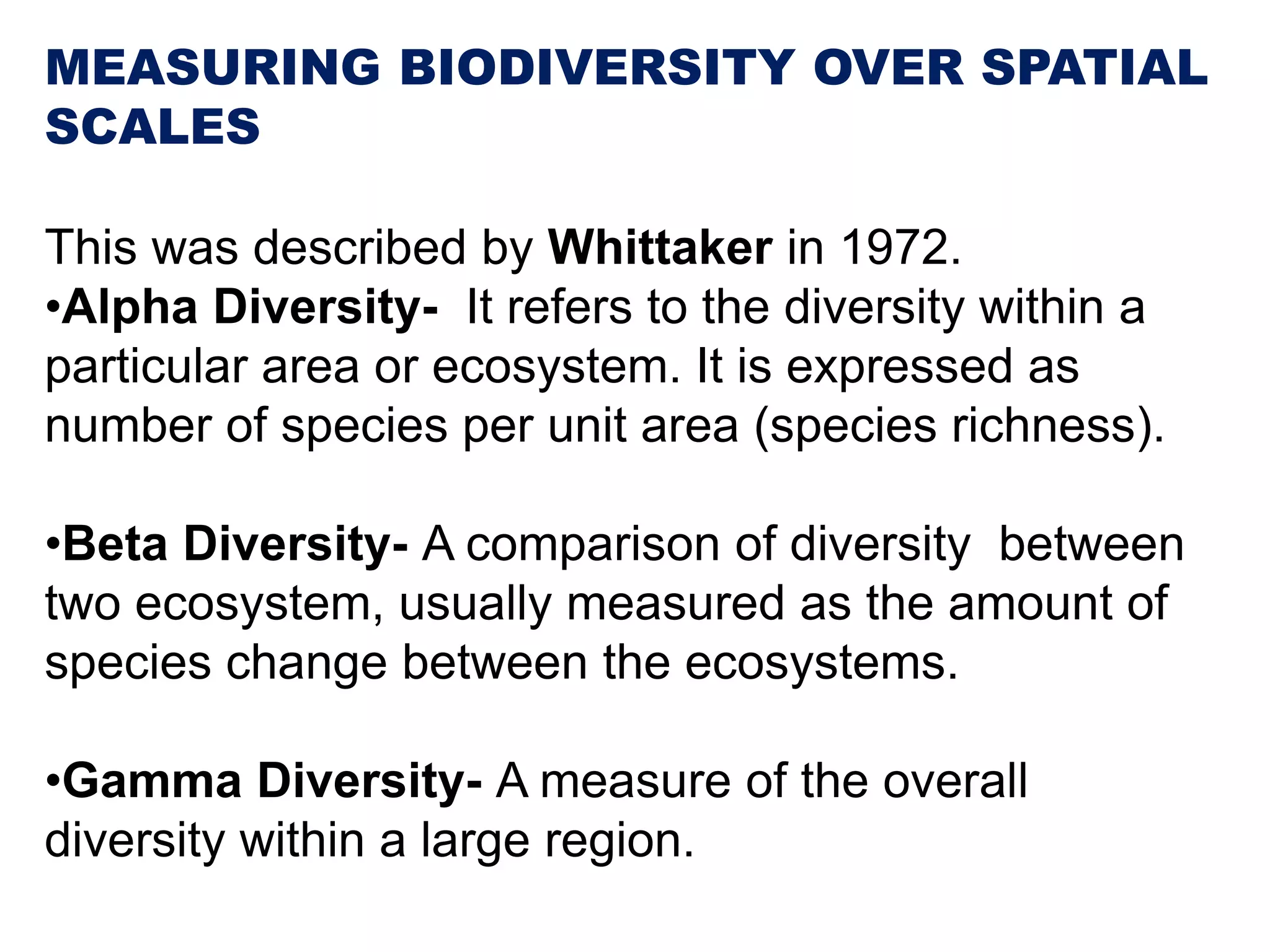 biodiversity, conservation and conventions | PPTX