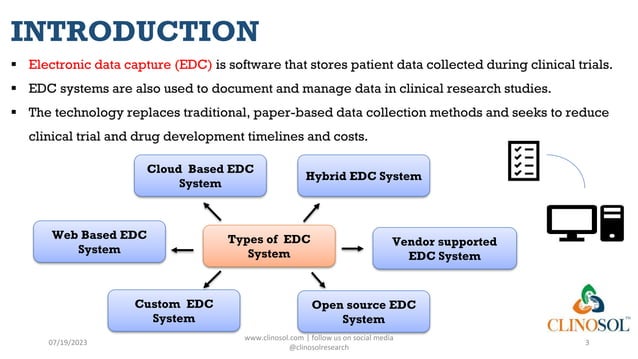 Electronic Data Capture (EDC) Systems: Streamlining Data Collection | PPTX