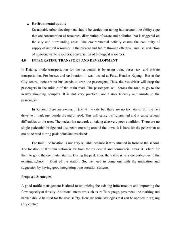 Kajang sustainable city | PDF