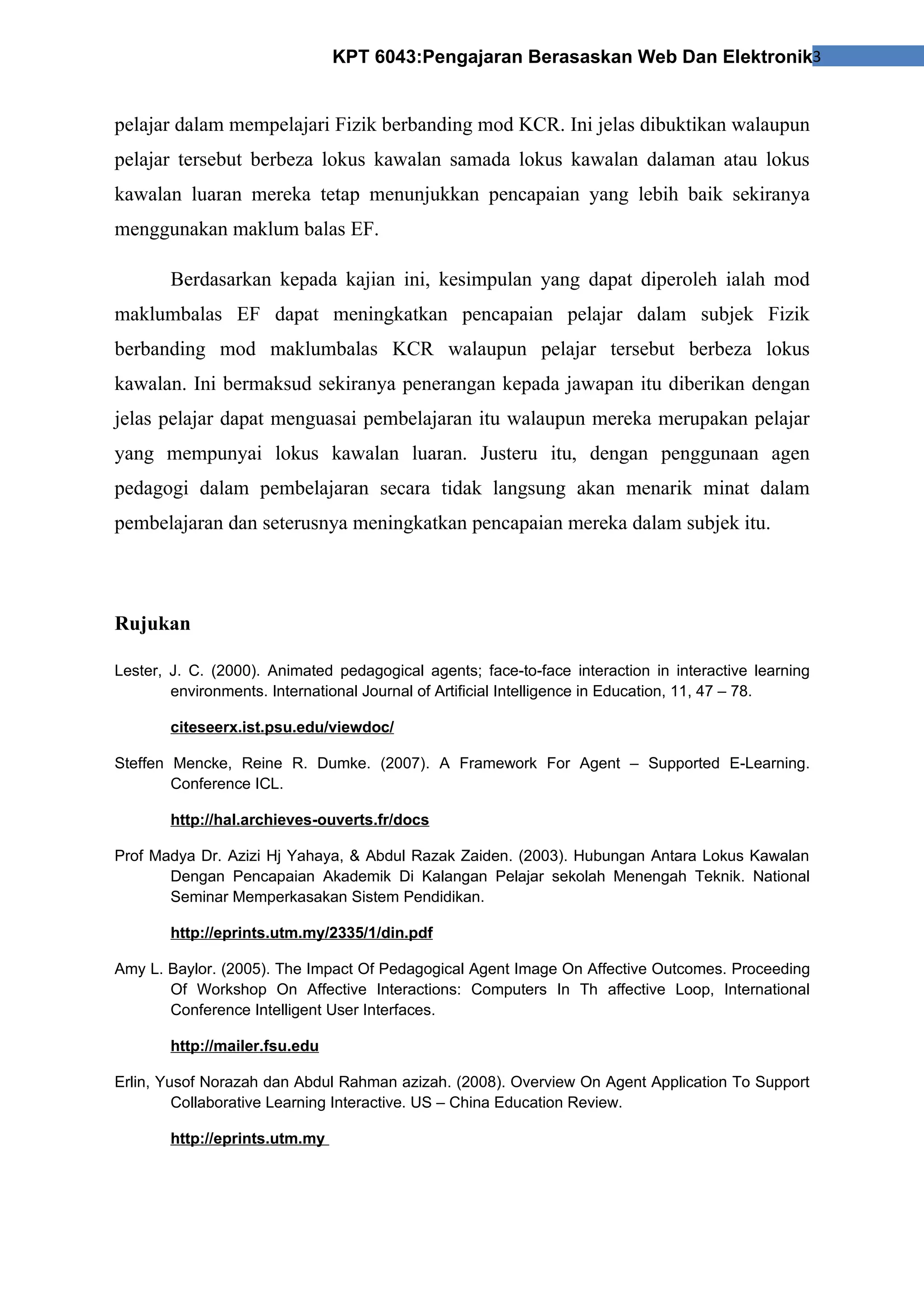 Kajian Bacaan Artikel Doc