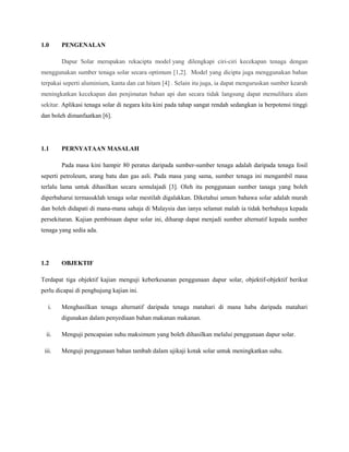 Kajian Dapur Solar | DOC