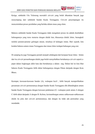 Kajian dialek TRENGGANU | DOCX
