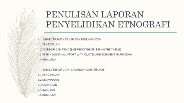 Kajian etnografi | PPT