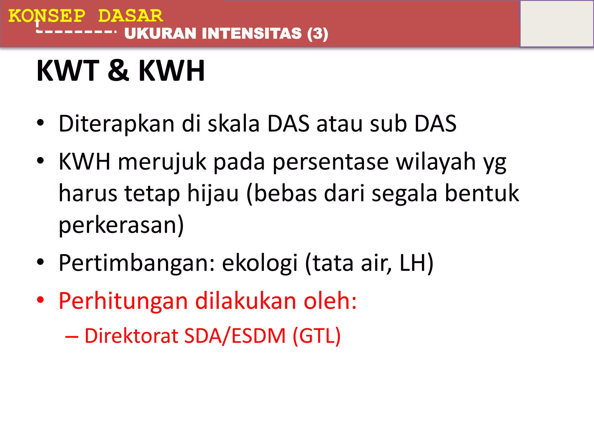 Kajian formulasi perhitungan kwt kzb kdb | PPTX