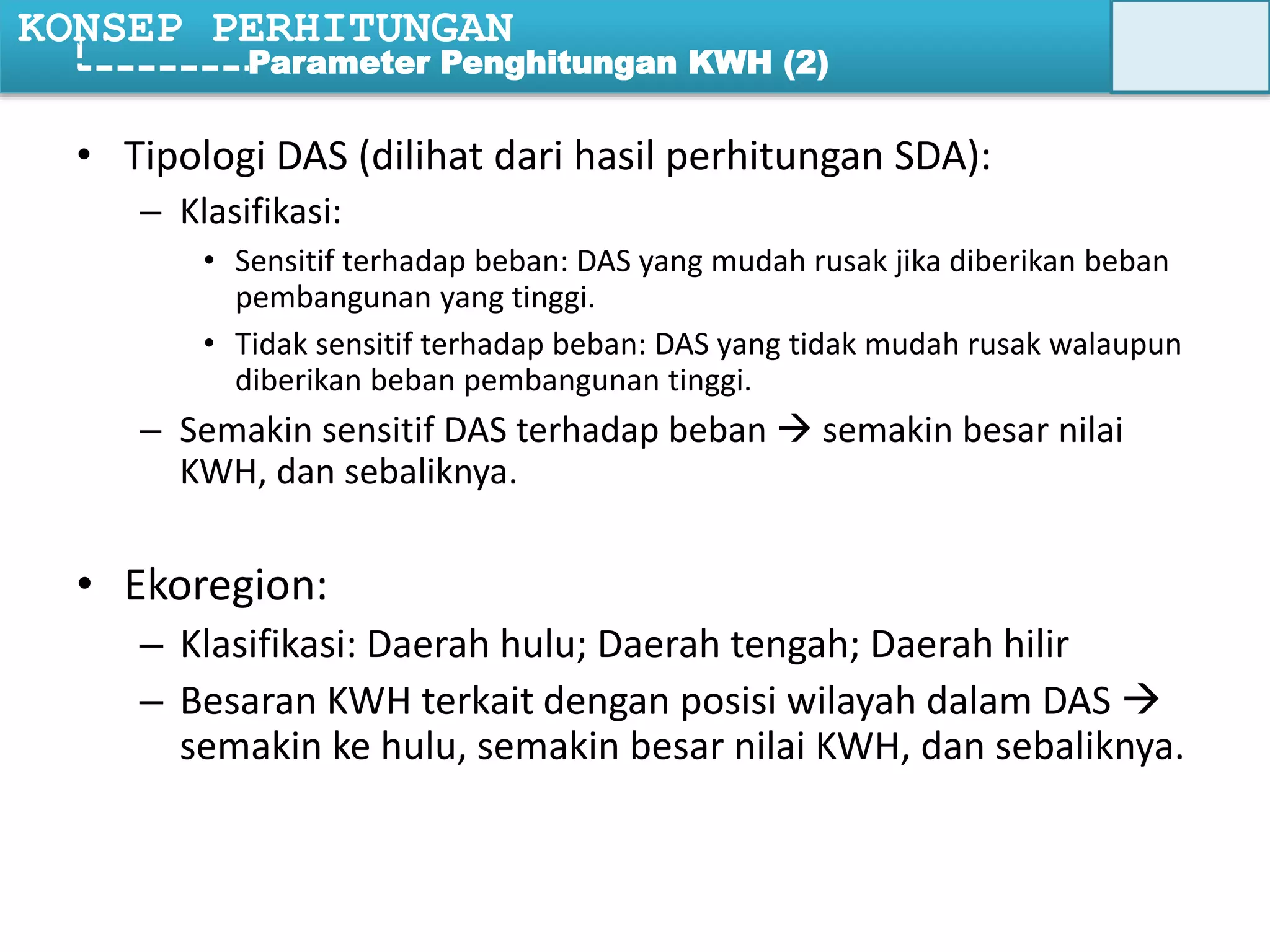 Kajian formulasi perhitungan kwt kzb kdb | PPTX