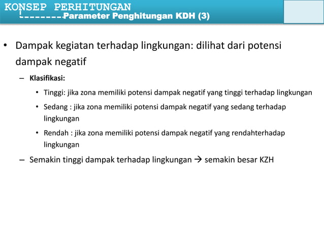 Kajian formulasi perhitungan kwt kzb kdb | PPTX