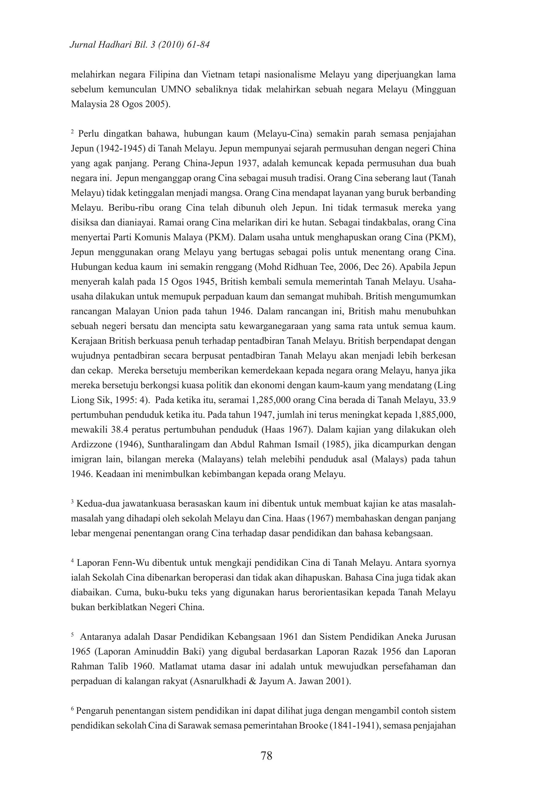 Pandangan Prof Dr Ridhuan Tee tentang Hubungan Etnik | PDF