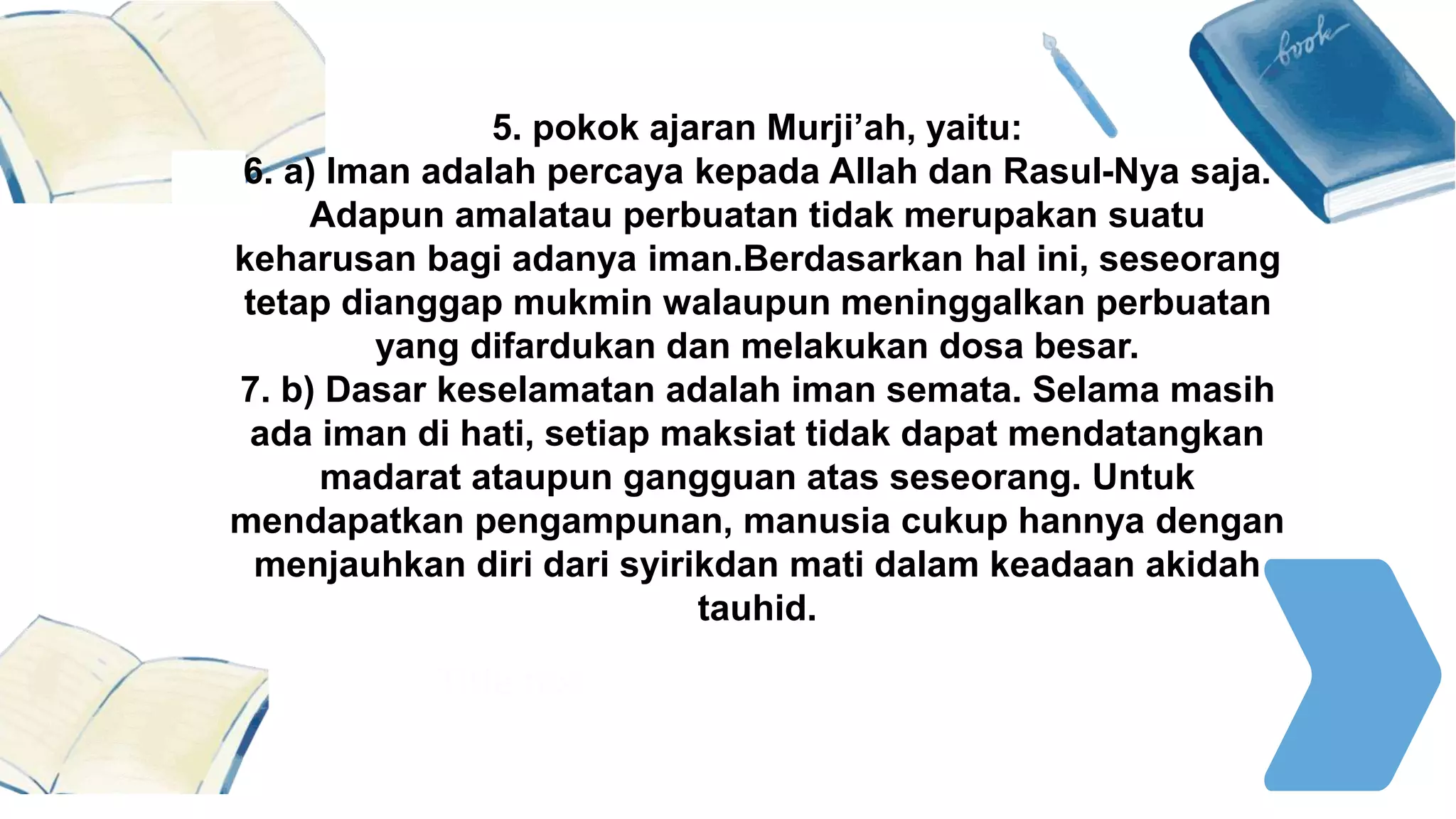 Kajian Historis Murjiah | PPTX