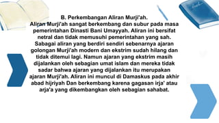 Kajian Historis Murjiah | PPT