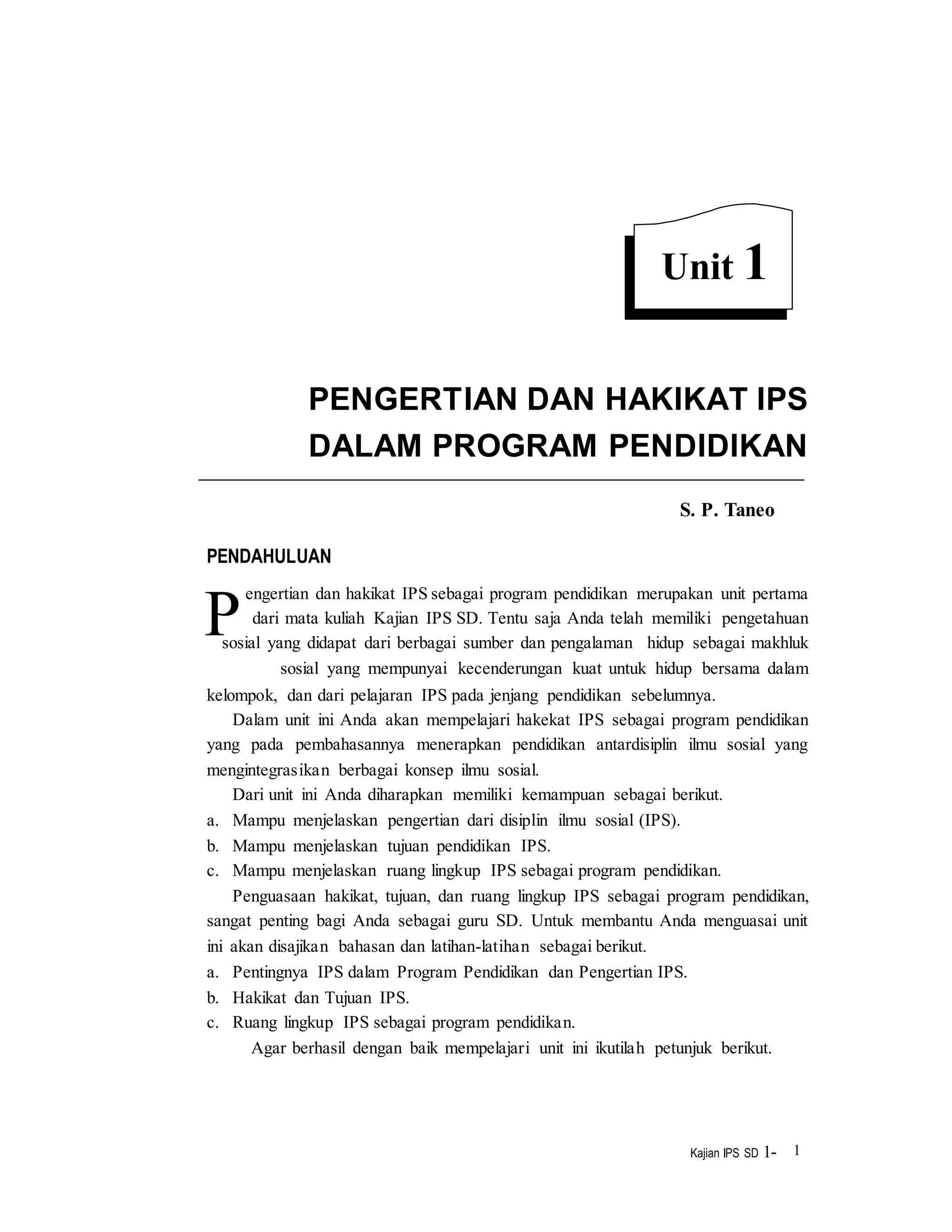 Kajian ips 1_fix | PDF