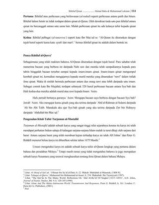 Kajian kitab qiraat | PDF