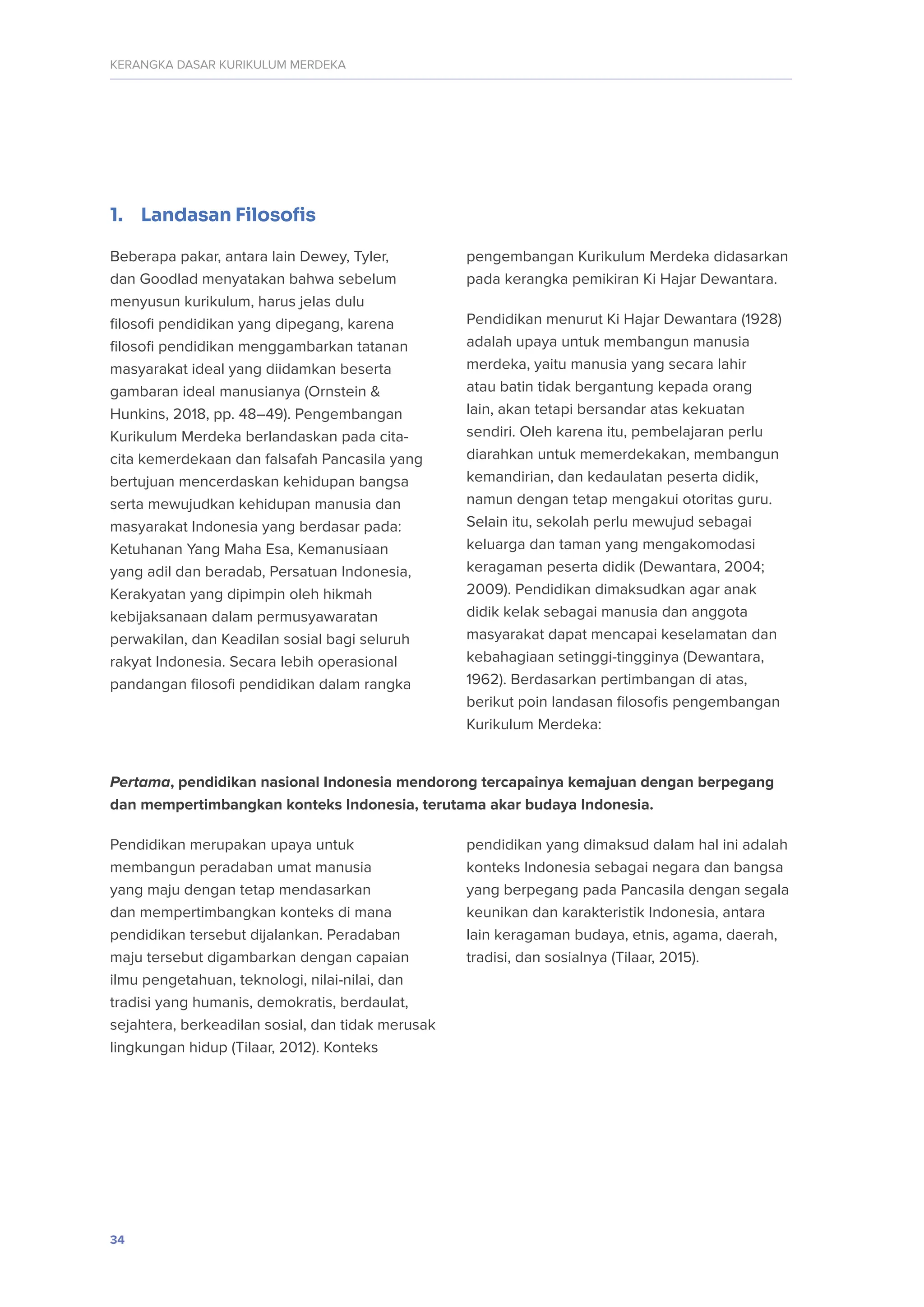 Buku PDF kajian akademik kurikulum merdeka | PDF