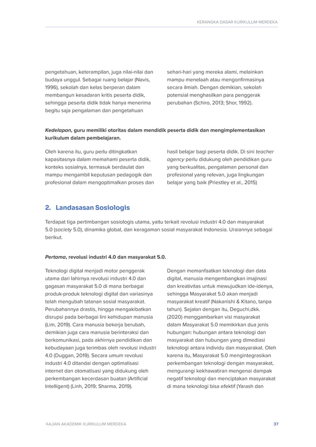 Buku PDF kajian akademik kurikulum merdeka | PDF