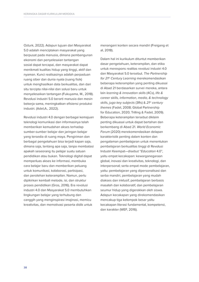 Buku PDF kajian akademik kurikulum merdeka | PDF