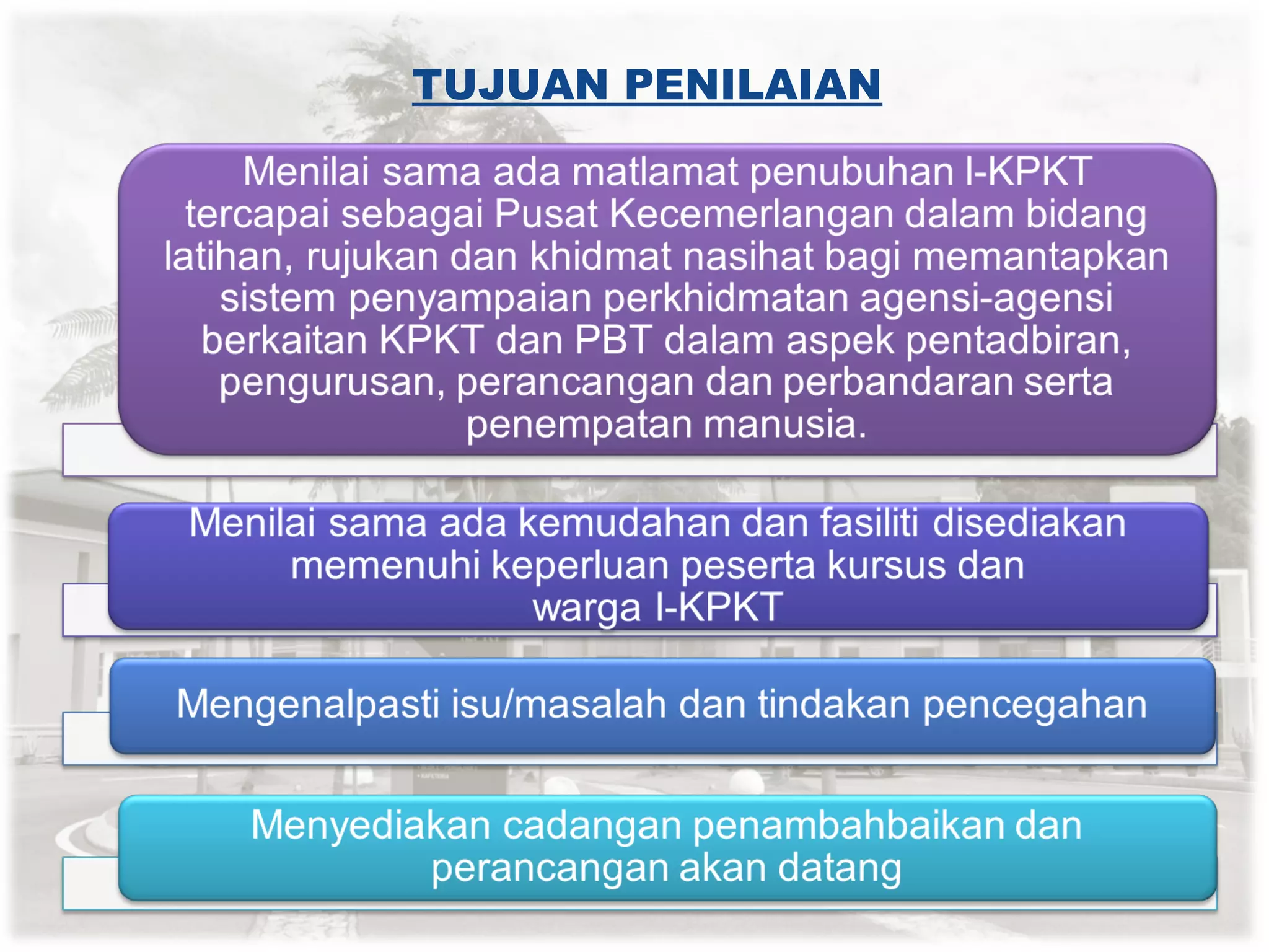 KAJIAN PENILAIAN OUTCOME iKPKT | PPT