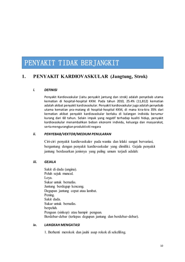kajian penyakit berjangkit vs tak berjangkit.docx