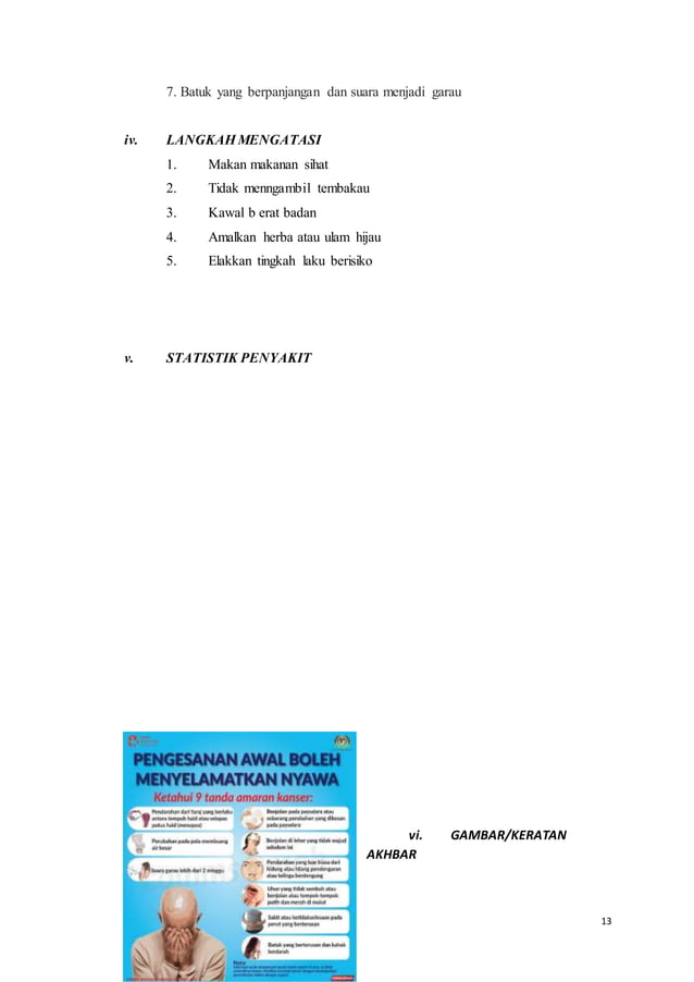 kajian penyakit berjangkit vs tak berjangkit.docx