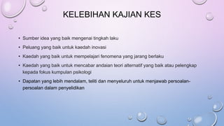 Kajian tindakan dan kajian kes | PPTX