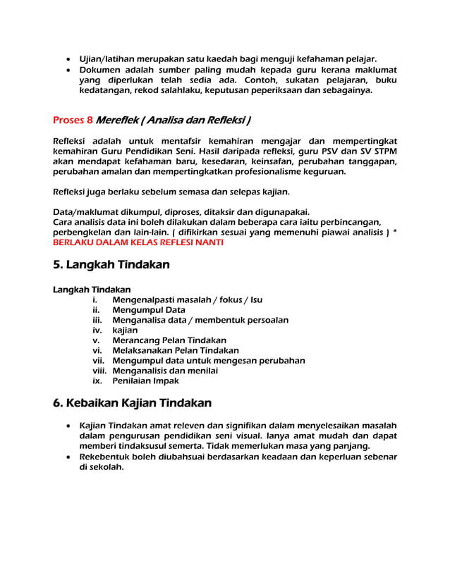 Kajian tindakan psv dan sv stpm | PDF