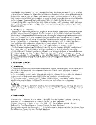 Kajian zonasi daerah potensi batubara untuk tambang dalam | PDF