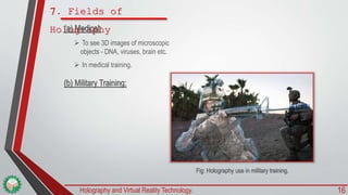 Holography and Virtual Reality | PPTX