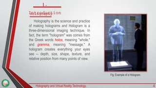 Holography and Virtual Reality | PPT