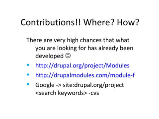 Advanced Module development | PPT