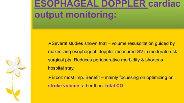Cardiac Output Monitoring Pptx