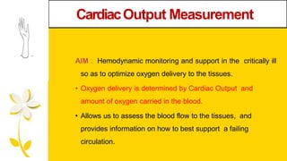 cardiac output monitoring | PPTX