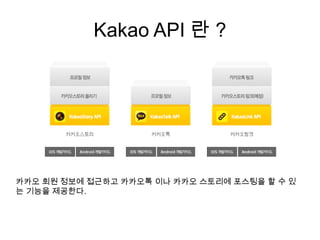 Kakao api 조사 | PPT