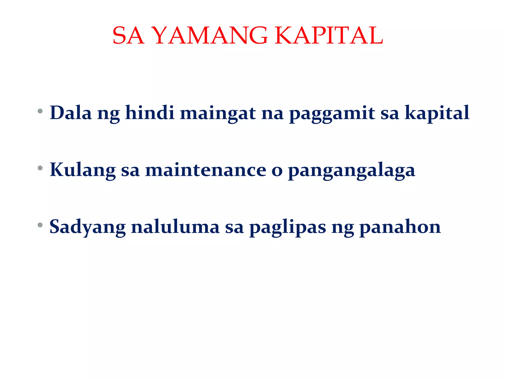 Kakapusan at kakulangan | PPT