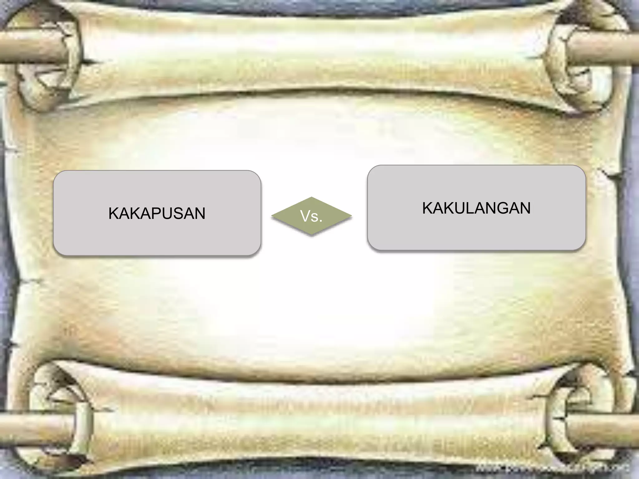 Kakapusan vs. kakulangan | PPTX