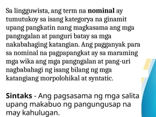 KAKAYAHANG-LINGGUWISTIKO hahahdgdhvdvdgd | PPTX