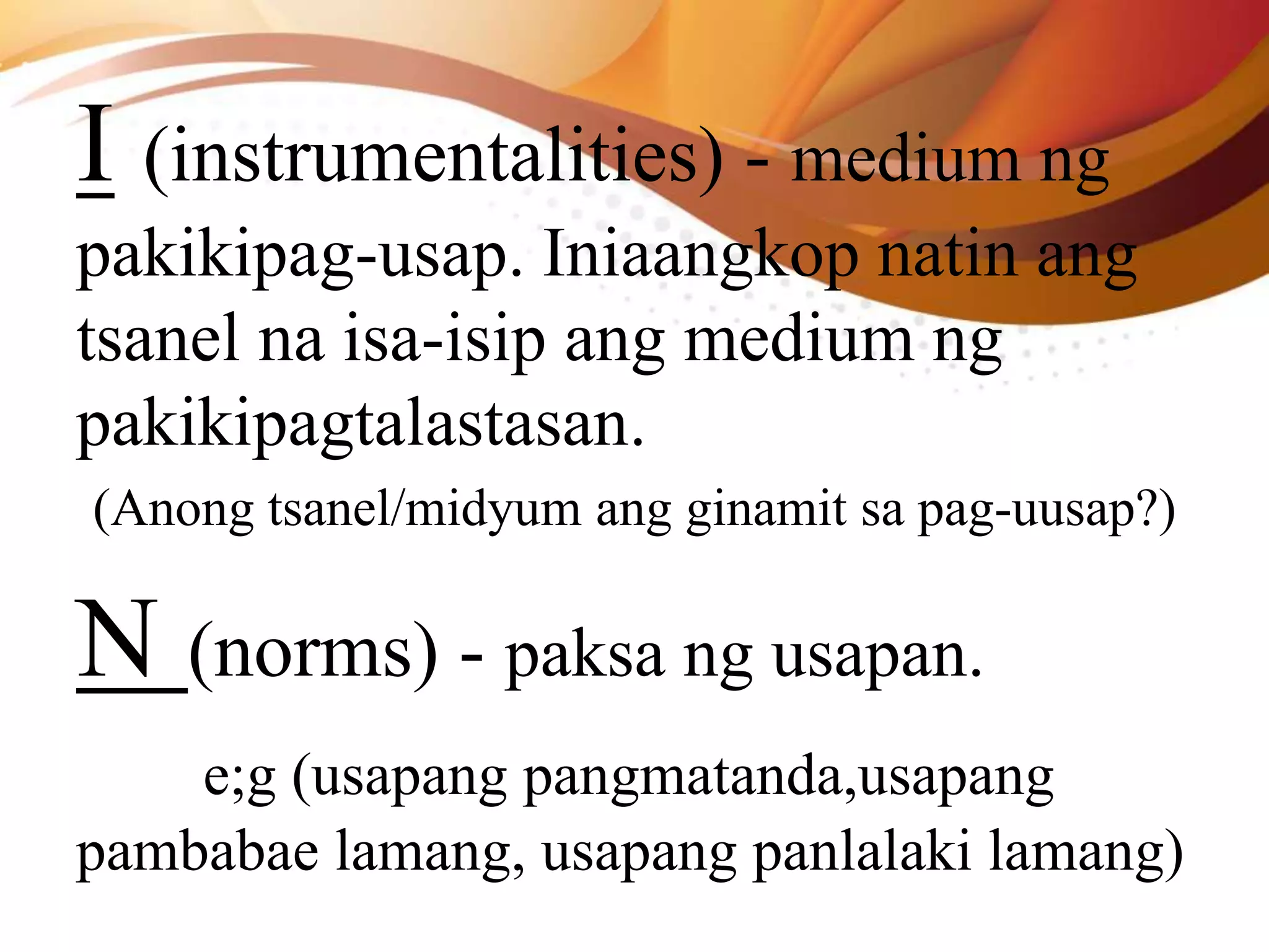Kakayahang Pangkomunikatibo ng mga Pilipino | PPTX