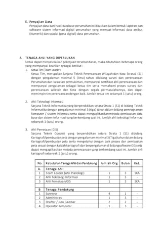 Kak database perumahan | DOCX